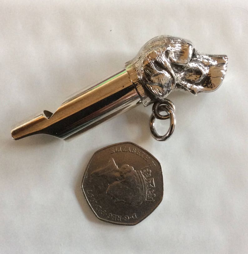 Dog Whistle New Vintage Silver Plated Puppy Training Dog - Etsy