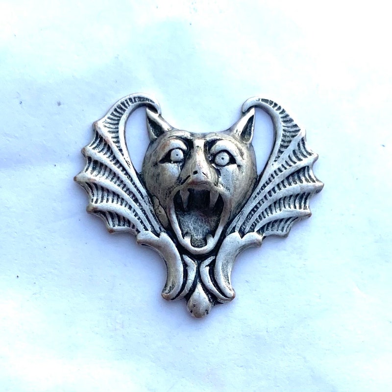 Bat Pin - Etsy