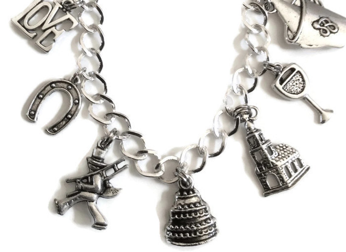 Just Married Wedding Theme Design Handmade Silver Tone Charm | Etsy