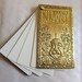 Edwardian Brass Notepad / Shopping List Notebook Replica Memo Pad With ...