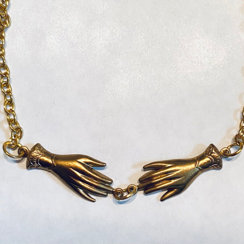 Victorian Hand Pendant - Etsy