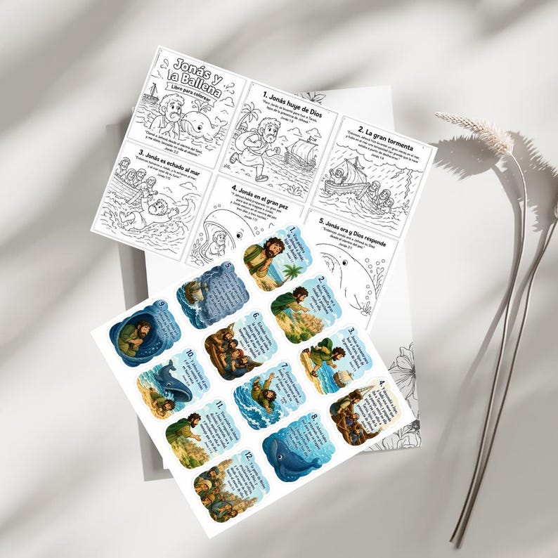 Jonas Y La Ballena Bible Study Craft Kit | Sunday School Christian ...