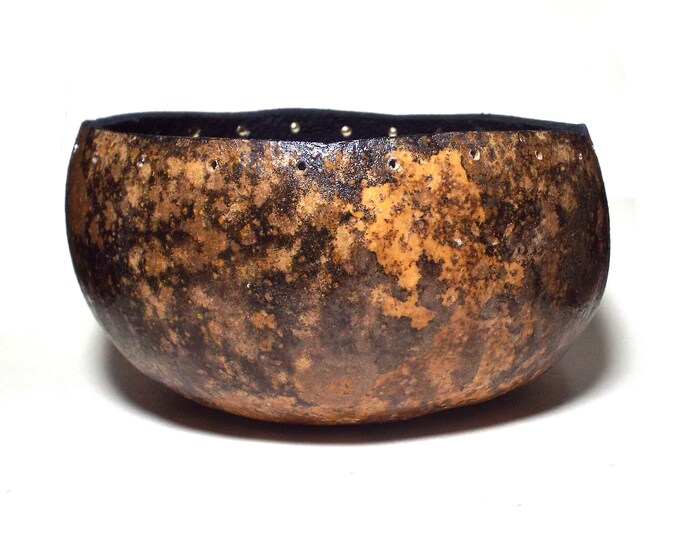 Painted Gourd Prepared for Coiling Crafts Beading Brown Tan - Etsy