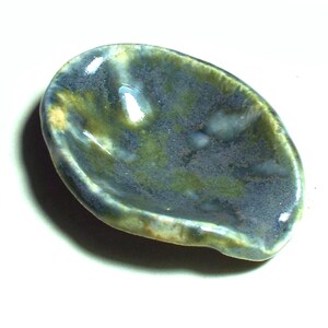 Ceramic Pottery Teaspoon Rest Blue Fizz Rest Kitchen Office - Etsy
