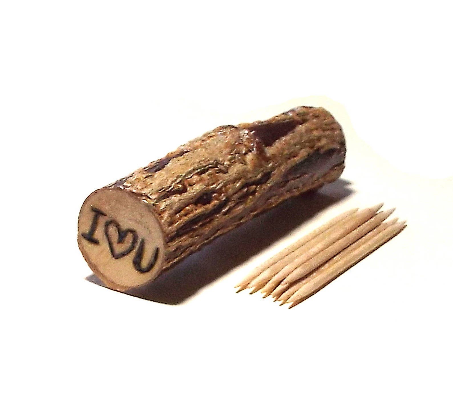 Personalized Initial Toothpick Case Natural Unique Useful Case - Etsy