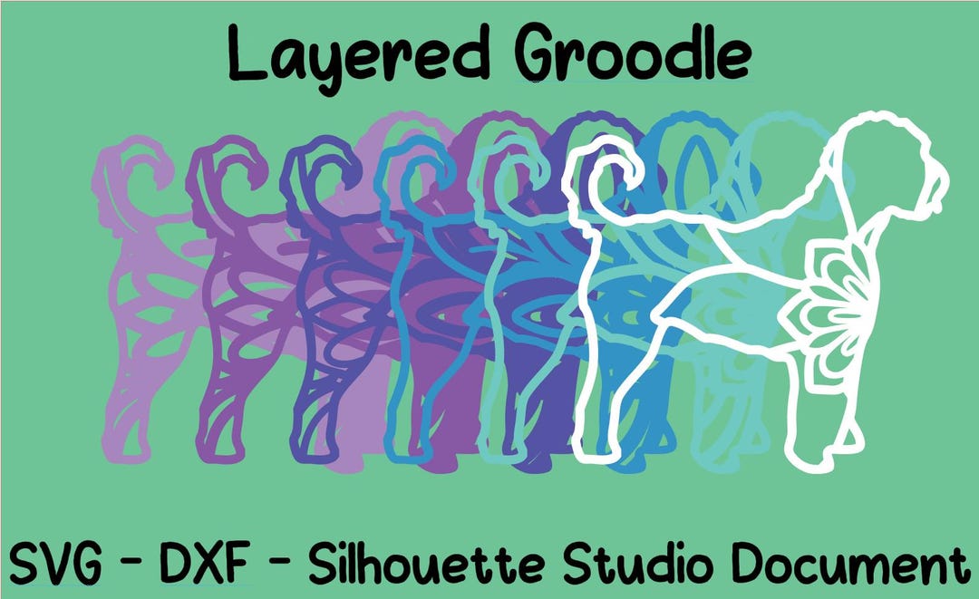 3D Layered Mandala Groodle SVG, DXF, Silhouette Studio File - Etsy