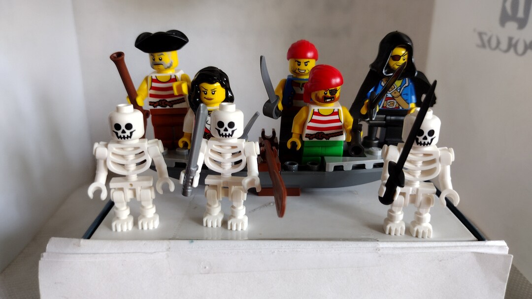 Lego Pirates Collection With Boat and 8 Figures - Etsy