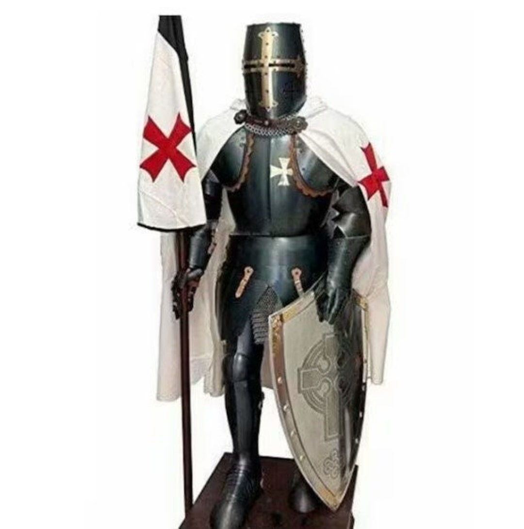 Templar Armor Suit Medieval Knight Black Templar Full Body Armor Suit ...