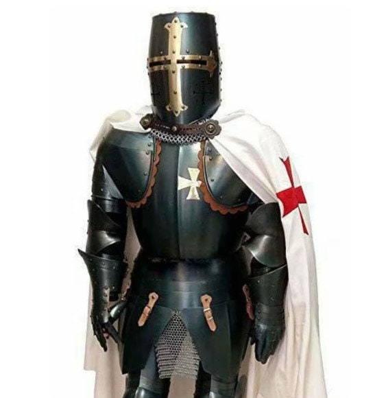 Templar Armor Suit Medieval Knight Black Templar Full Body Armor Suit ...