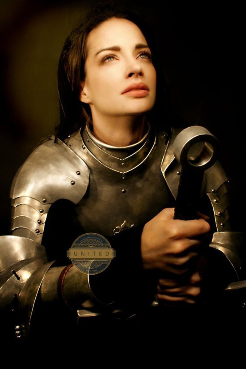 Brave Lady Armor Suit Medieval Knight Steel Costume Armor Medieval Lady
