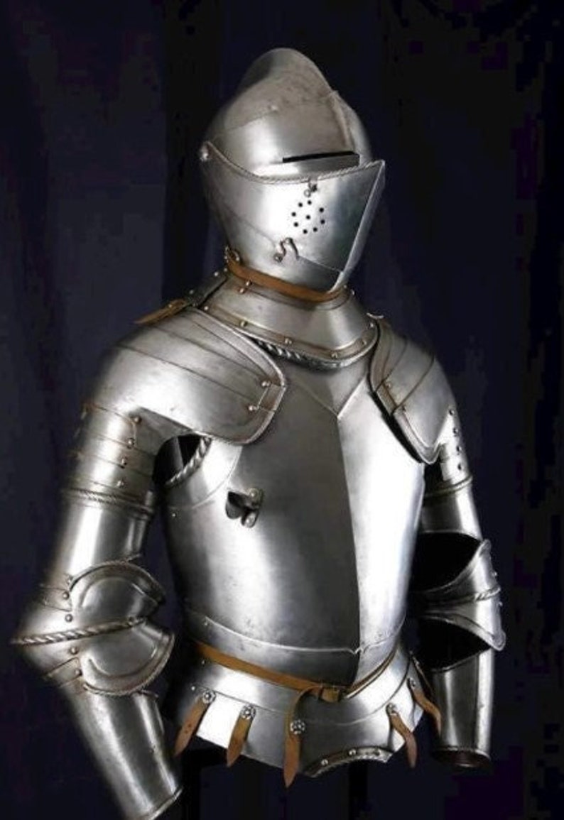 Gothic Half Armor Medieval Knight Armor Wearable Armor Costume Sca Larp ...