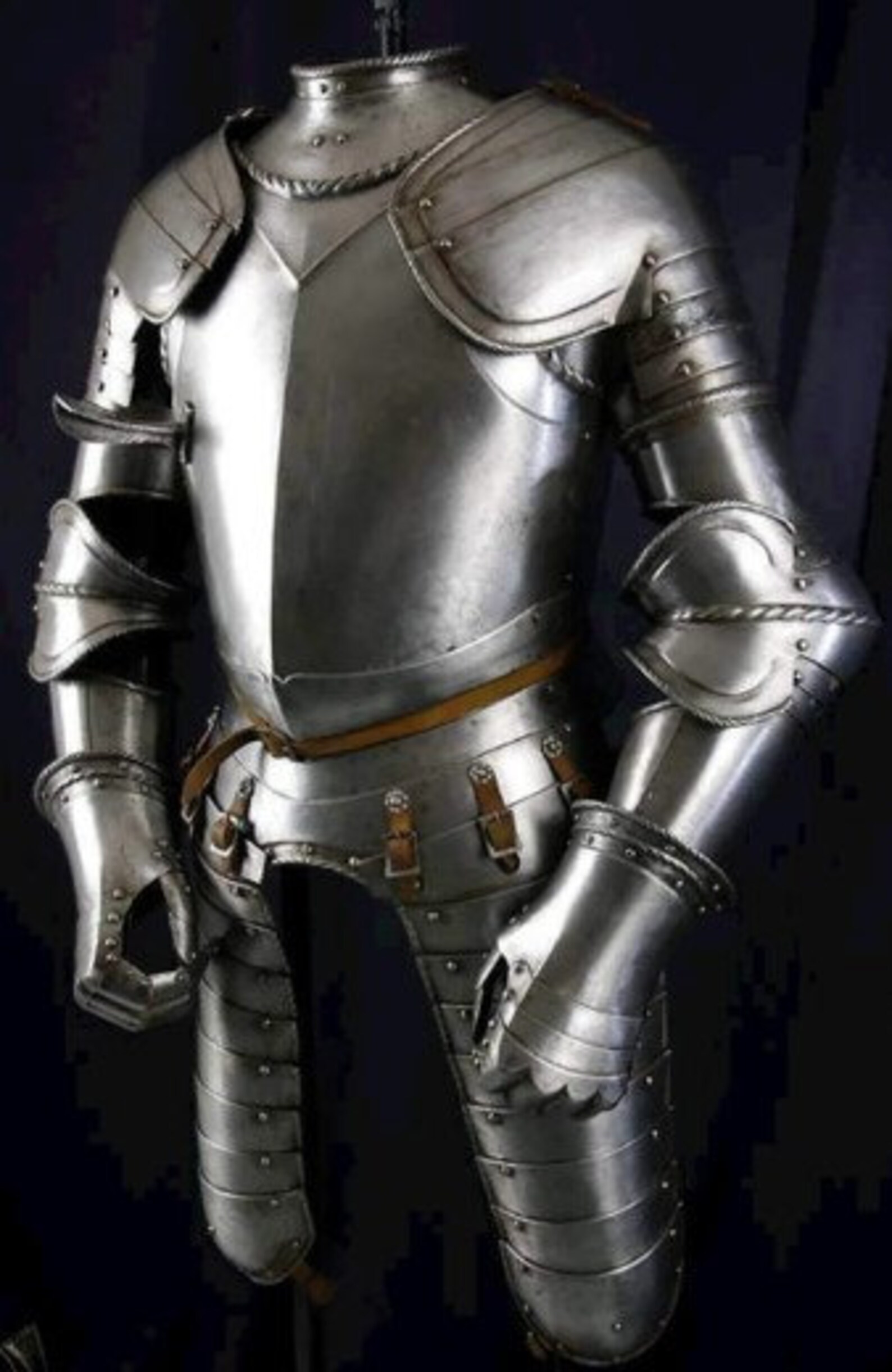 Gothic Half Armor Medieval Knight Armor Wearable Armor Costume Sca Larp ...