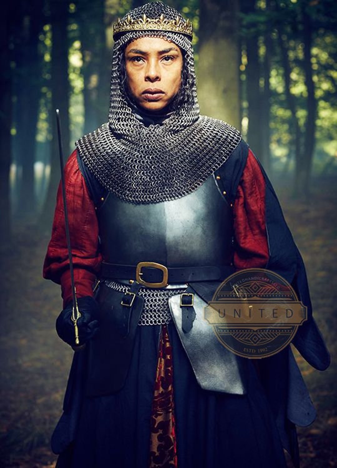 Queen Armor Suit Medieval Steel Knight Female Costume Armor Cuirass ...