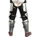 Gothic Leg Armor Greaves Leg Guard With Shoes 18 Guage Steel Medieval ...