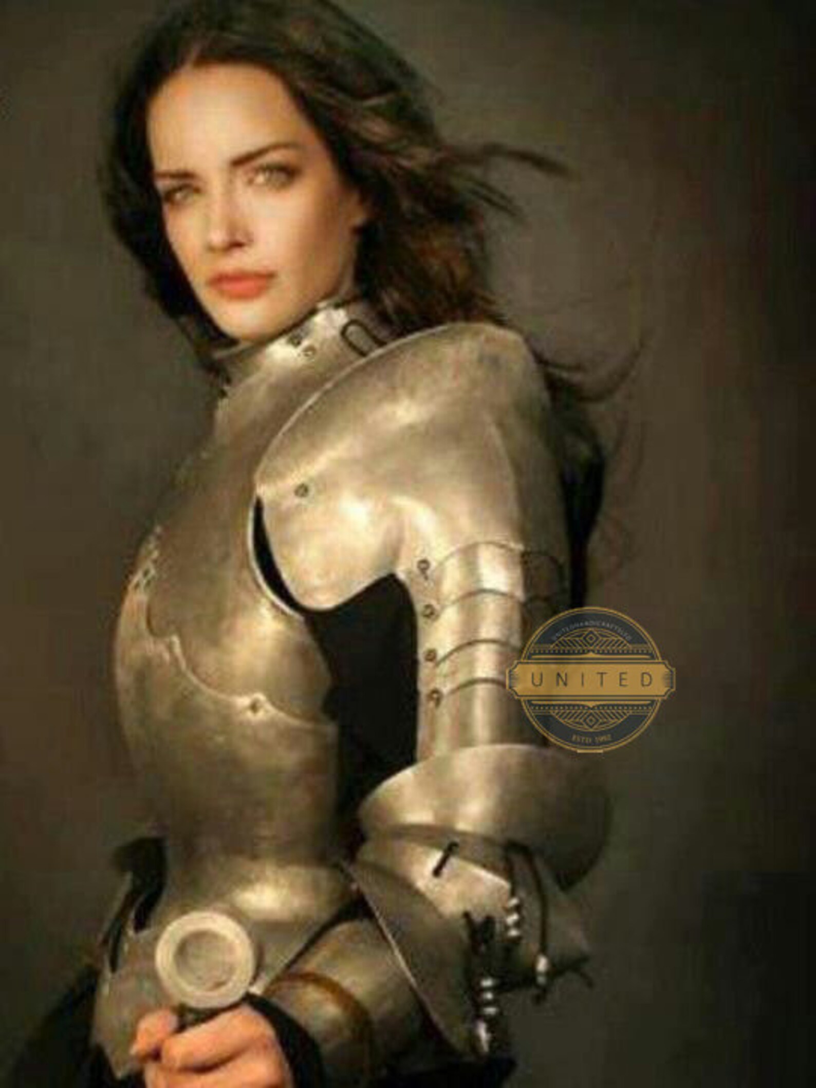 Brave Lady Armor Suit Medieval Knight Steel Costume Armor Medieval Lady ...