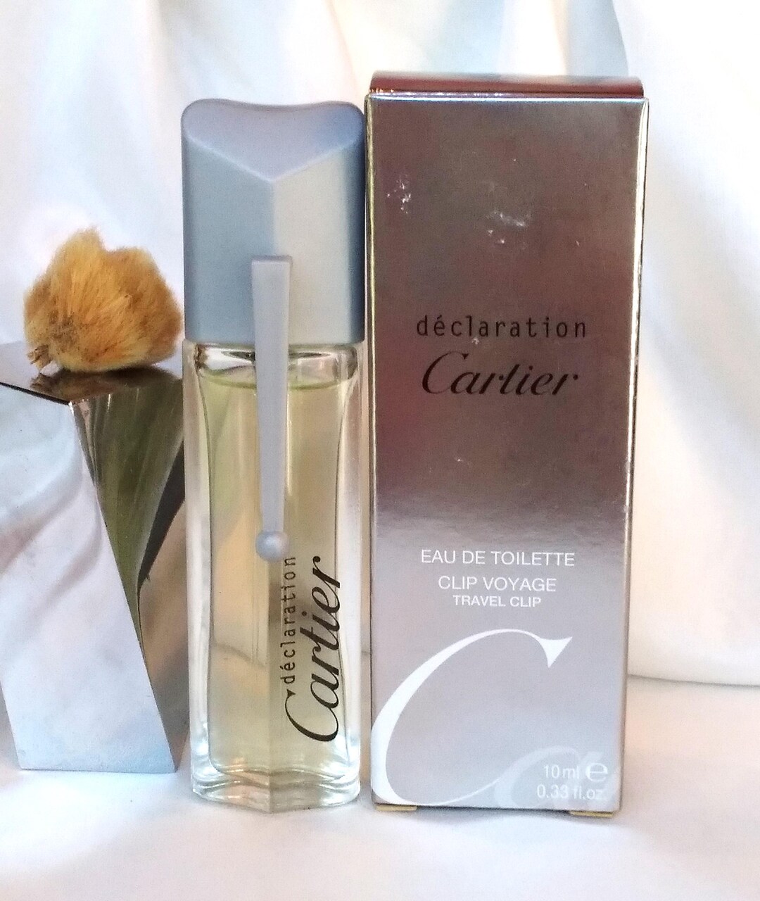 CARTIER * Miniature Perfume for Collection * DECLARATION * Travel Clip ...