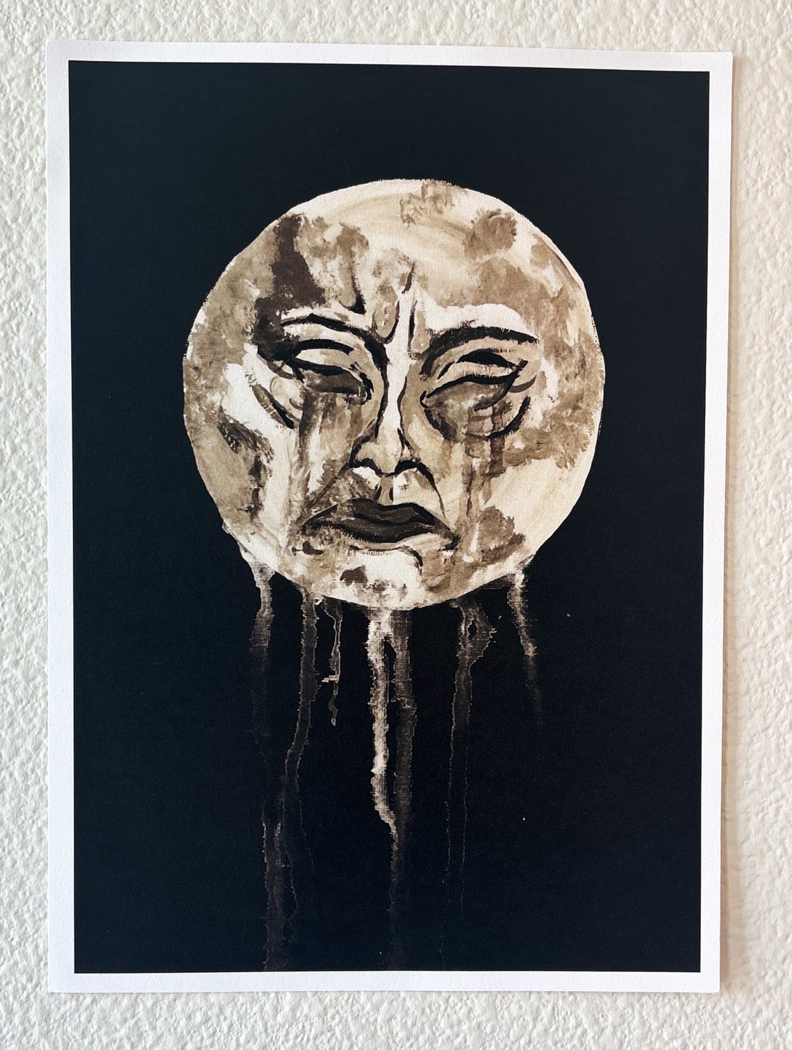 I Miss You, the Lady in the Moon, to the Moon, Crying Moon, Full Moon ...