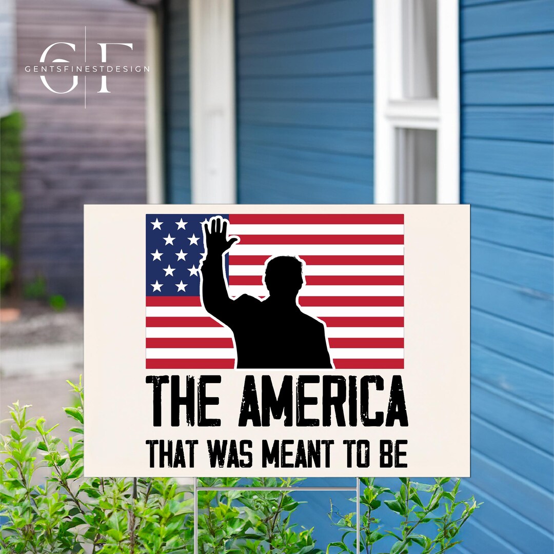 Trump Yard Sign, Donald Trump Sign, Fight America Election Yard Sign ...