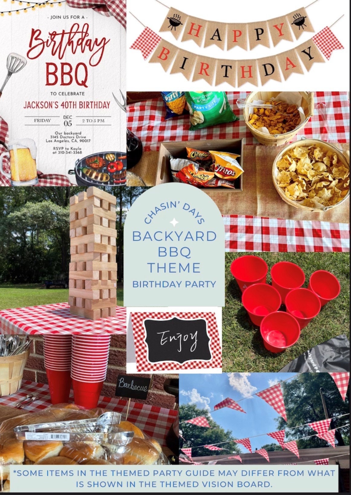 Backyard BBQ Birthday Themed Party Guide - Etsy