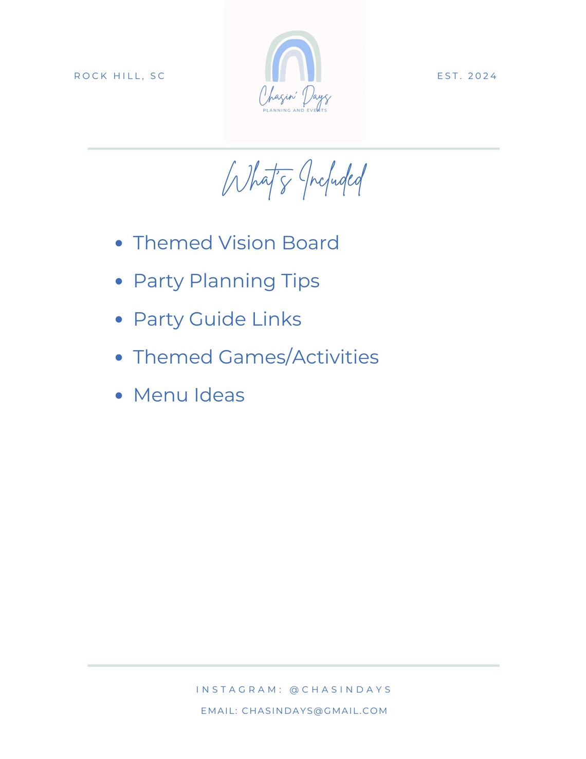 Full Custom Themed Party Guide - Etsy