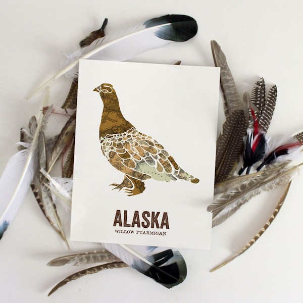 Willow Ptarmigan - Etsy