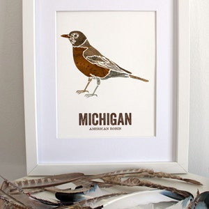 Michigan State Bird, Nature Art, Outdoor Art, Vintage Map Art, Art ...