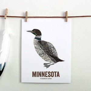 Minnesota State Bird, Nature Art, Outdoor Art, Vintage Map Art, Art ...