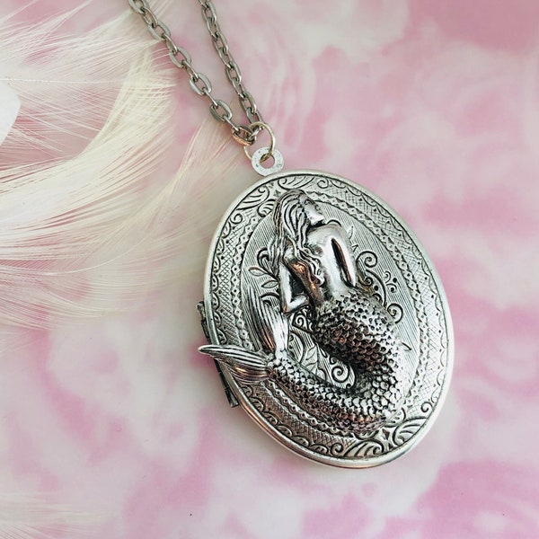 Mermaid Locket - Etsy