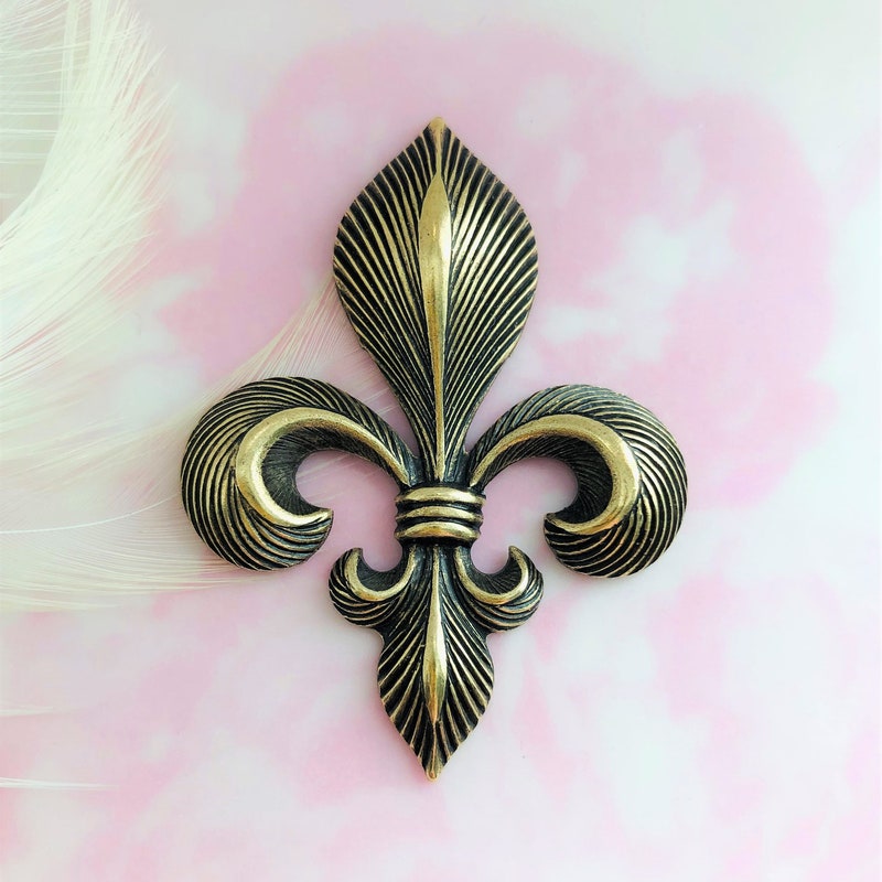 Brass Fleur De Lis Antique - Etsy