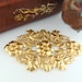 Flower BRASS Cartouche Plaque Art Nouveau Oval Leaf & Flowers Stamping ...