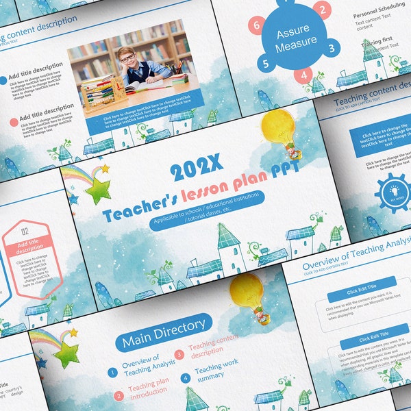 Powerpoint Template Paint - Etsy