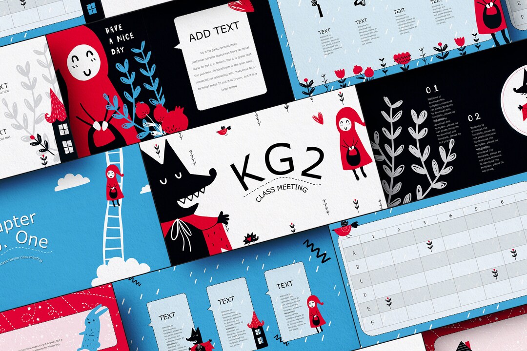 Little Red Hood Teachers Powerpoint, Retro Comic Book PPT Template ...