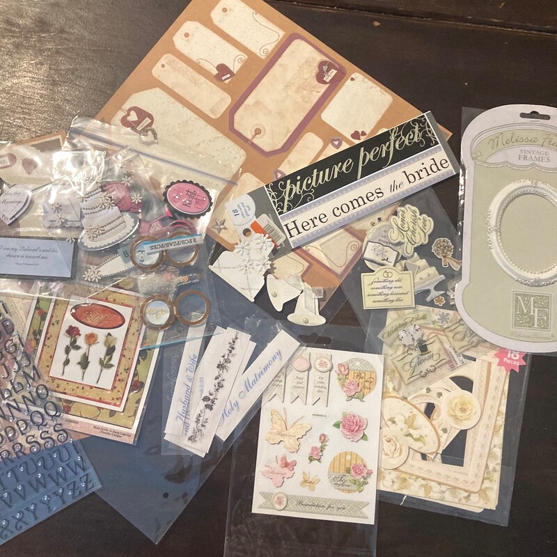 Wedding Scrapbook Stickers - Etsy