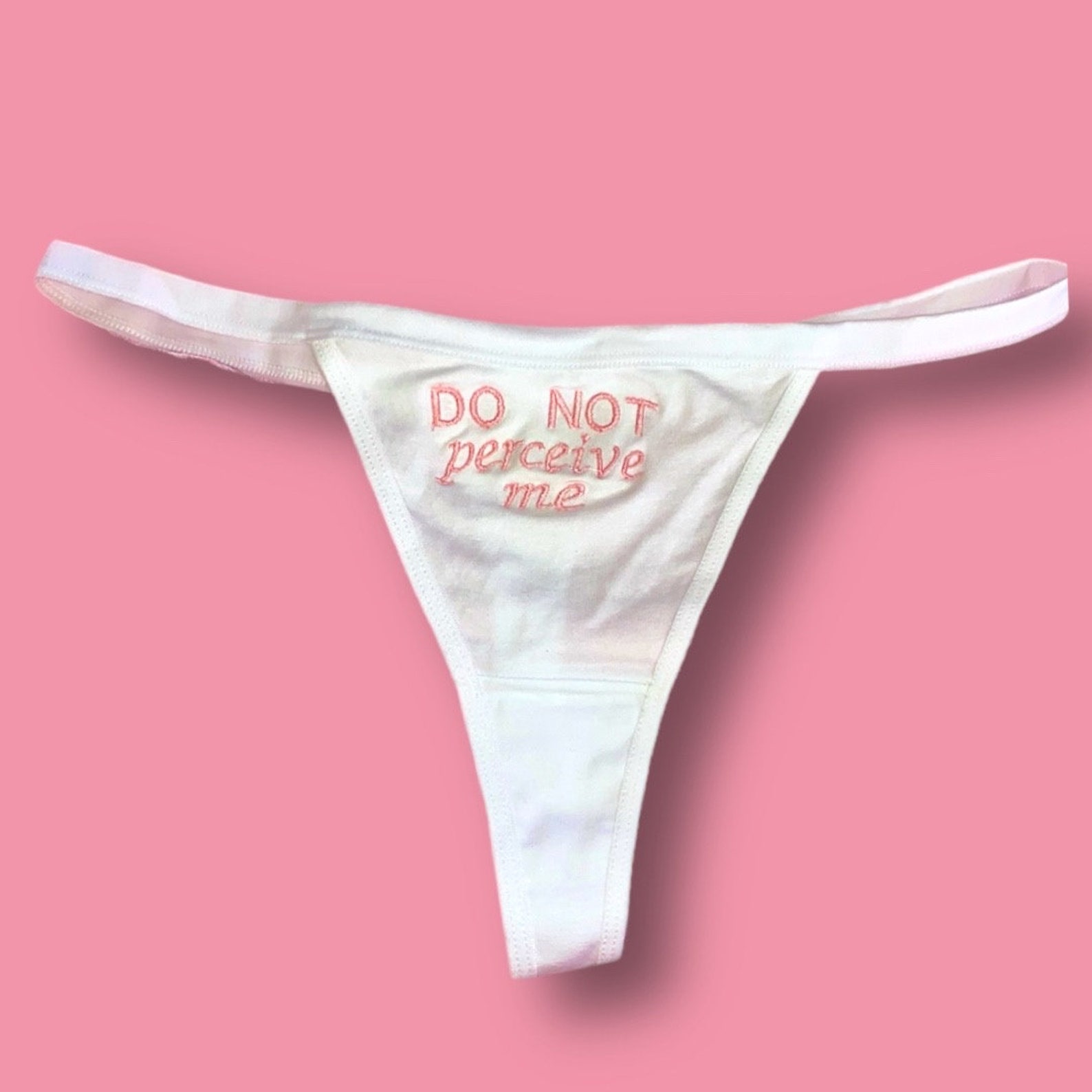 Do Not Perceive Me Thong - Etsy