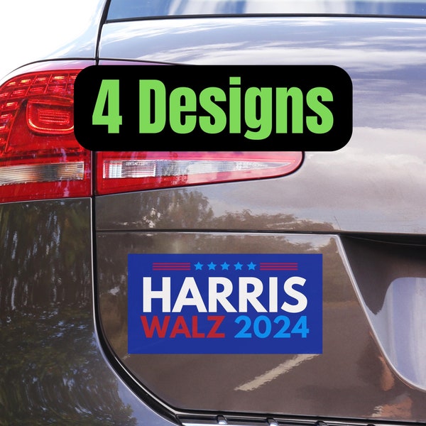 Harris Walz Bumper Sticker - Etsy