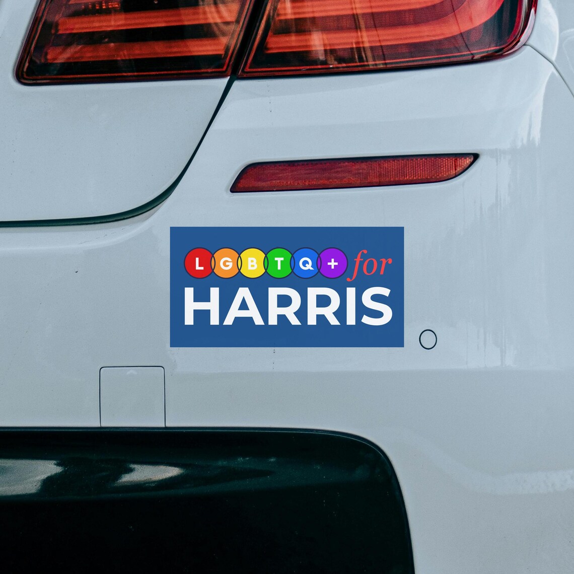 Kamala Harris Supporter Bumper Sticker LGBTQ & Liberal Rights, Vote ...