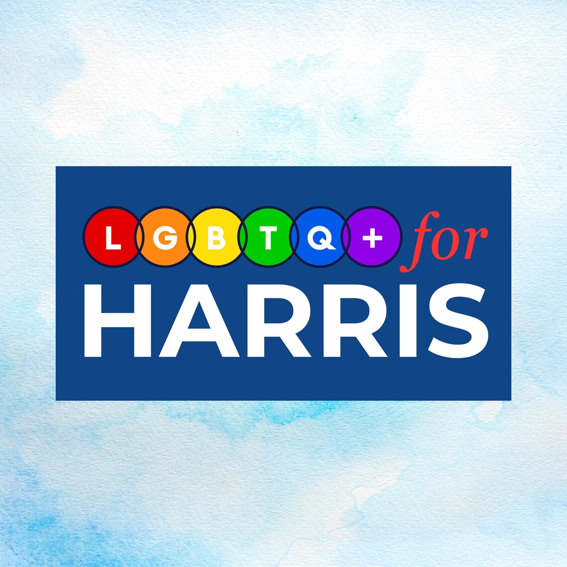 Kamala Harris Supporter Bumper Sticker LGBTQ & Liberal Rights, Vote ...