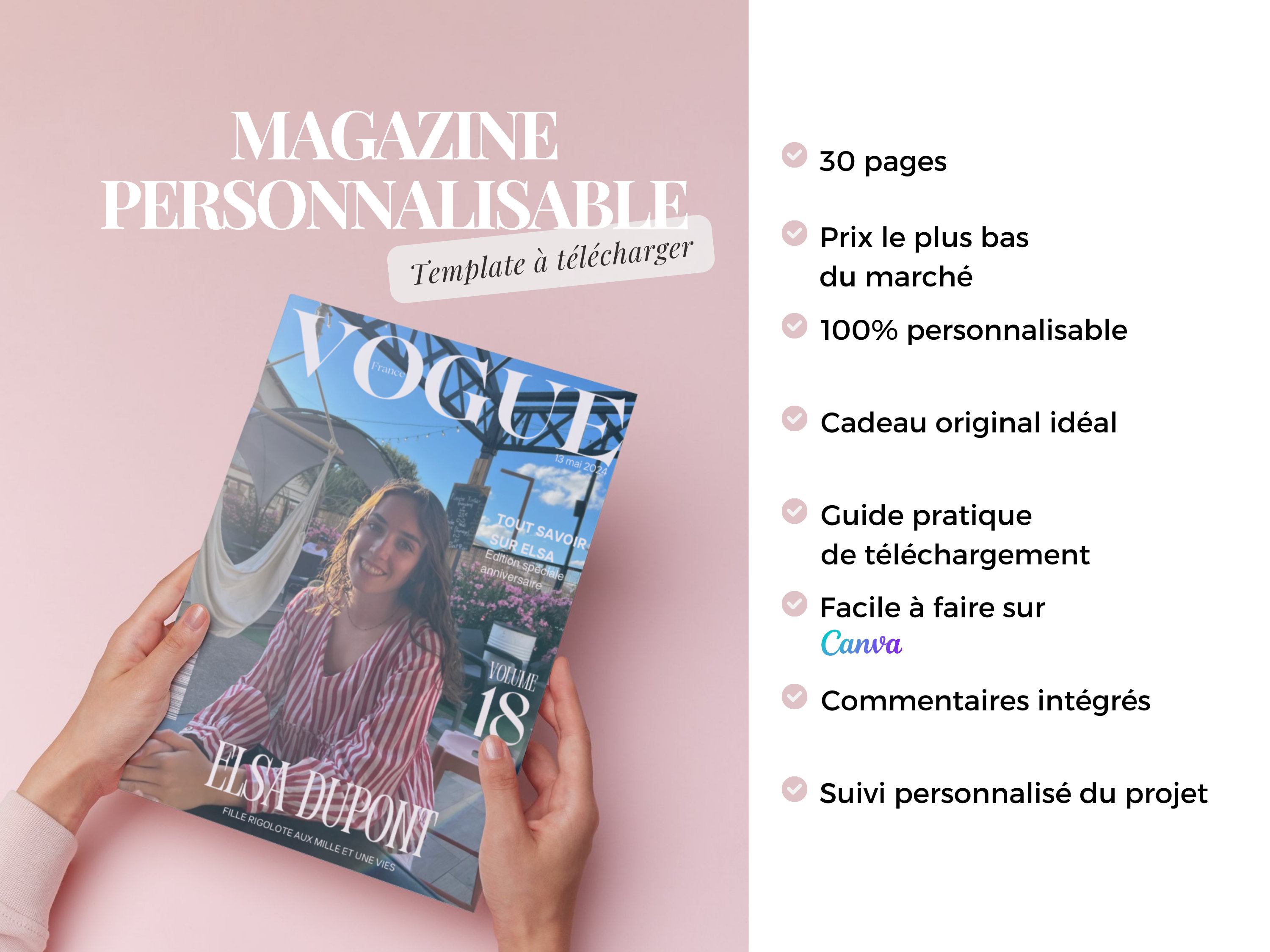 Créez un Magazine Personnalisé Unique pour Votre Amie/Sœur/Copine sur ...