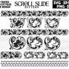Custom Scroll Slide Pattern Laser Engraving Design, Firearms Scroll ...