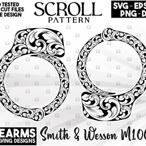 Smith & Wesson Handcuffs M100: Premium Quality Engraving Design ...