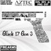 Glock 17 Gen 3 Aztec Gun Design, Aztec Engraving Design, Aztec Gun ...
