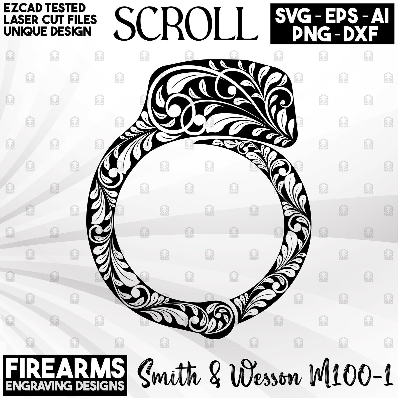 Smith and Wesson Handcuffs M100, Handcuffs Scroll Design, Handcuff ...