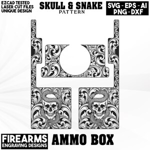 Custom Ammo Box Scroll Work Laser Engraving Designs | Intricate ...