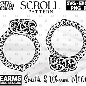 Smith & Wesson Handcuffs M100: Premium Quality Engraving Design ...