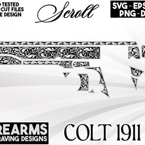 Custom Angel and Paisley Vector Laser Engraving Design Files, Firearm ...