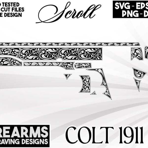 Custom Angel and Paisley Vector Laser Engraving Design Files, Firearm ...