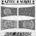 Scroll Aztec Themed Axe Laser Engraving Design | 4 Different Axe ...