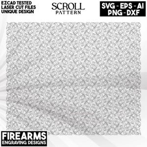 Scroll Pattern in a Seamless Pattern EZCAD SVG DXF Ai Custom Design - Etsy