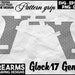 Glock17 Gen5 Firearms Grip Pattern Design, Gun Laser Engraving Design ...