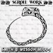 S&W Scroll Work Handcuff Laser Engraving Design, Scroll Files, Handcuff ...